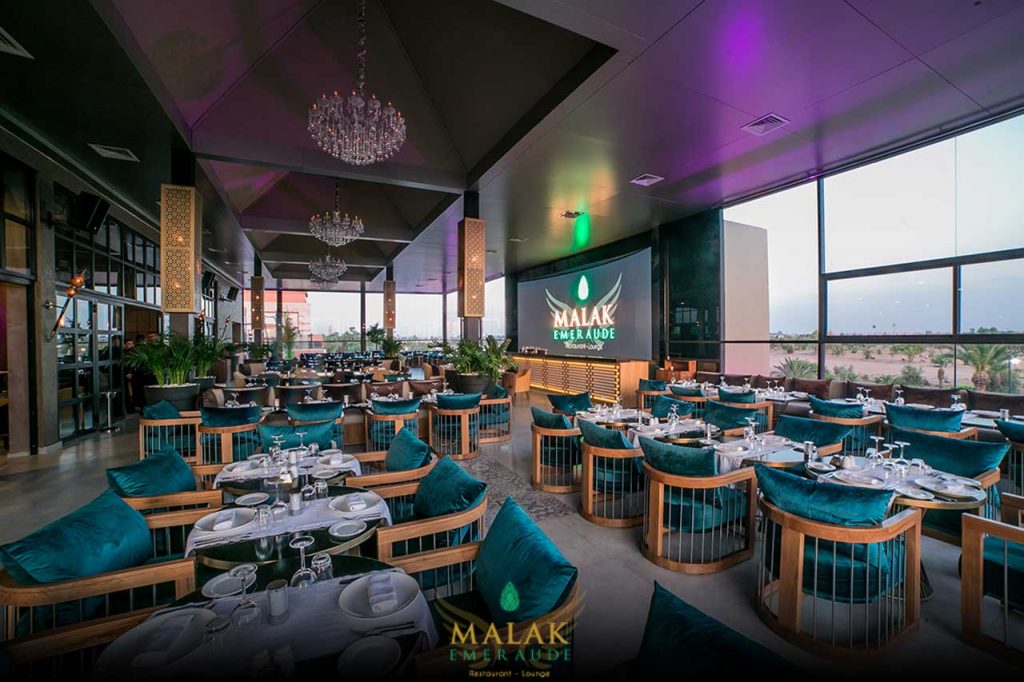 Restaurant luxe marrakech | Malak Emeraude